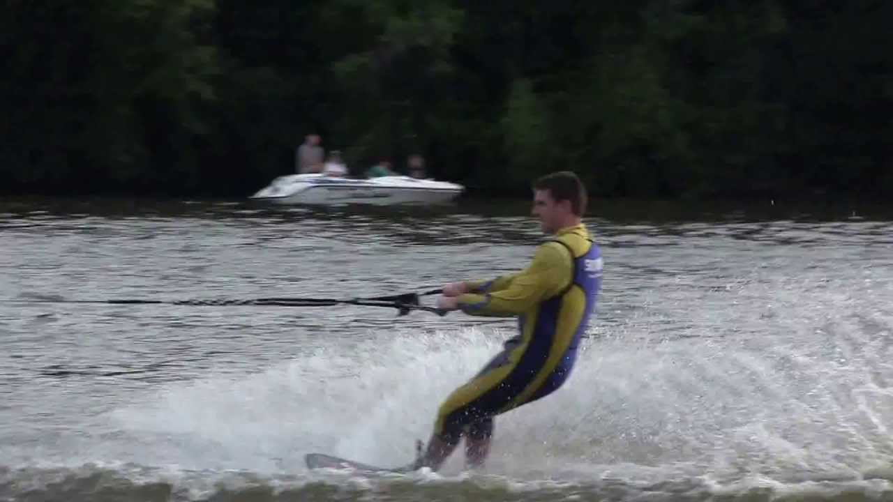 Ski Broncs Ski Show 6 21 13 25)Shoe ski and trick ski - YouTube
