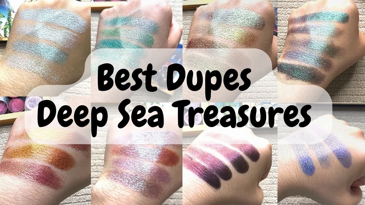 Duping Deep Sea Treasures Palette from Clionadh Cosmetics (+SWATCHES ...