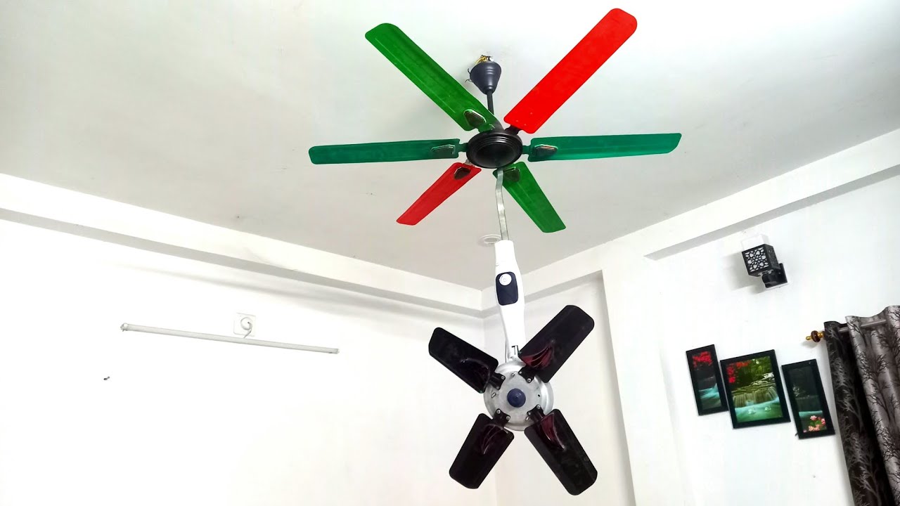 How can a ceiling fan turn a stand fan on its own power? [2025] It was ...