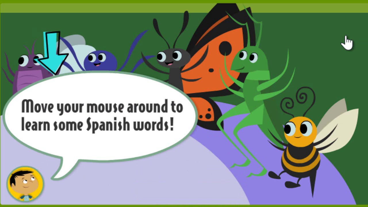 Learn Spanish For Kids: Language (Food, Insects, Clothes, Vegetables ...