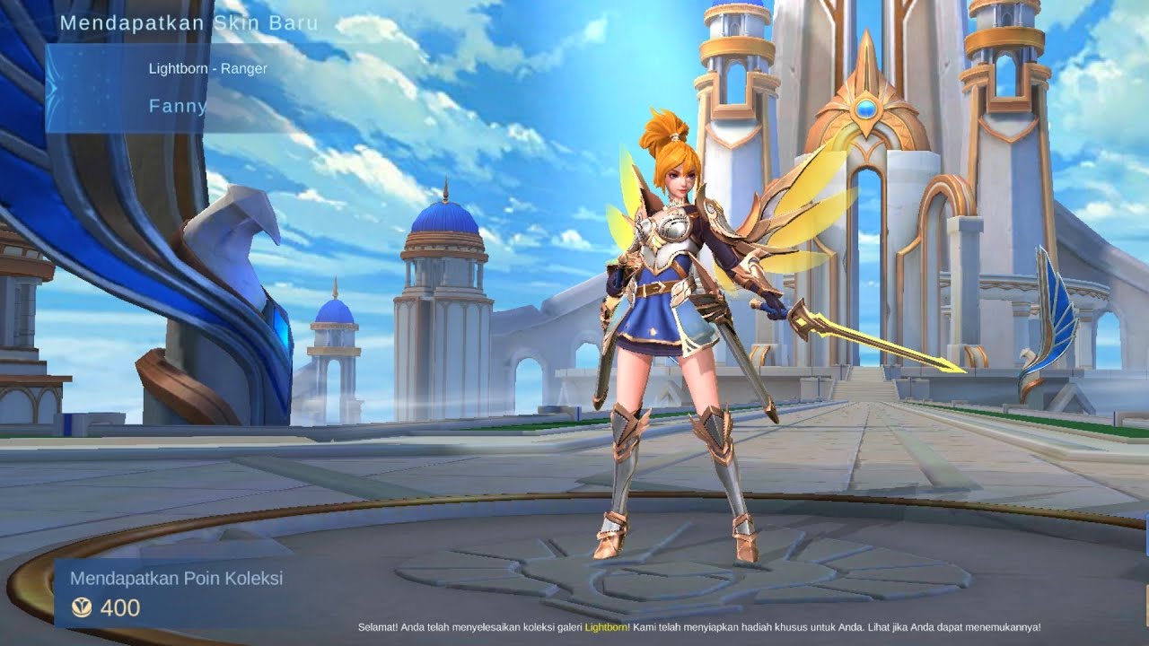Fanny Skin Lightborn - Ranger, event 1 diamond mlbb #mlbb #mlbbskins # ...