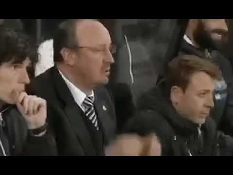 Rafa Benitez Taking Off His Glasses