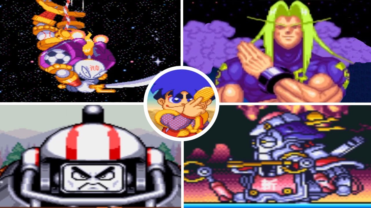 Game n°266 - Ganbare Goemon 4 Kirakira Douchuu ( SNES ) All bosses ...