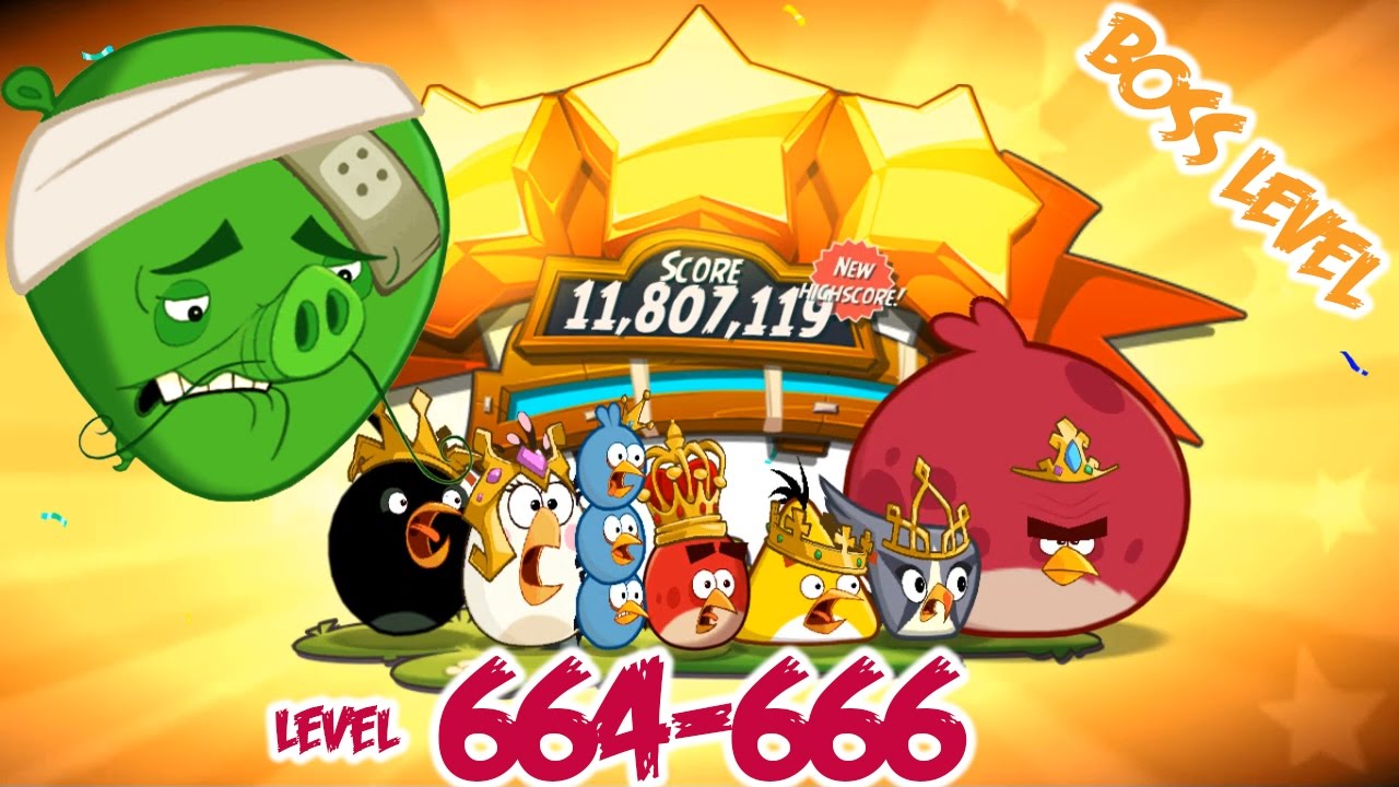 Angry Birds 2 Cobalt Plateaus Hamberg – LEVEL 664–666 BOSS LEVEL CHEF ...