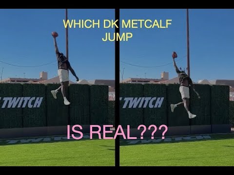 Which DK Metcalf Jump Video is Fake? Video Analysis - YouTube