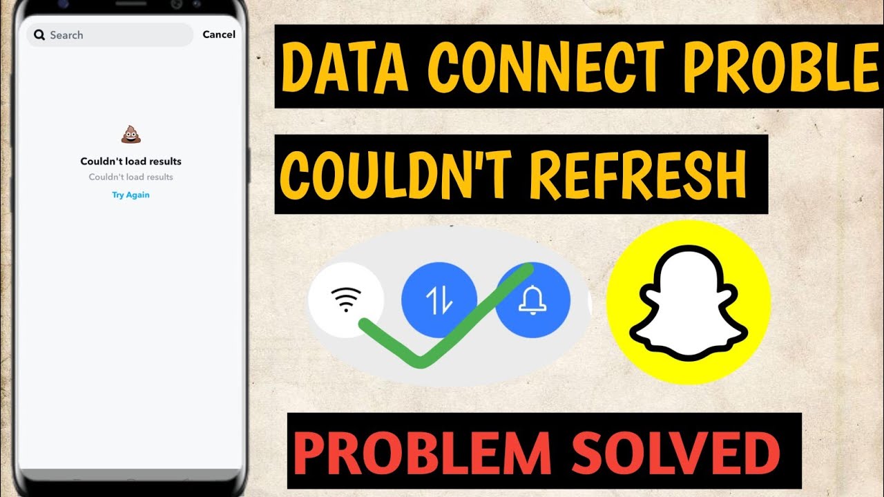 How To Fix Internet Connect Problem On Snapchat || Fix All Data Problem ...