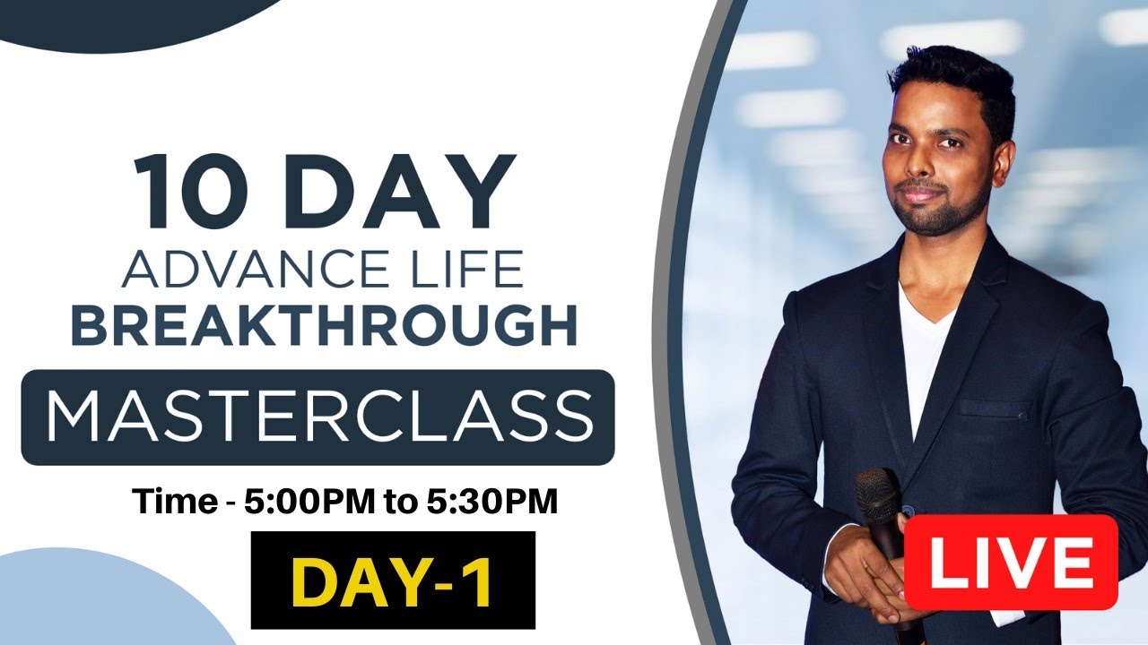 Day-1 Advance Breakthrough Master Class - YouTube