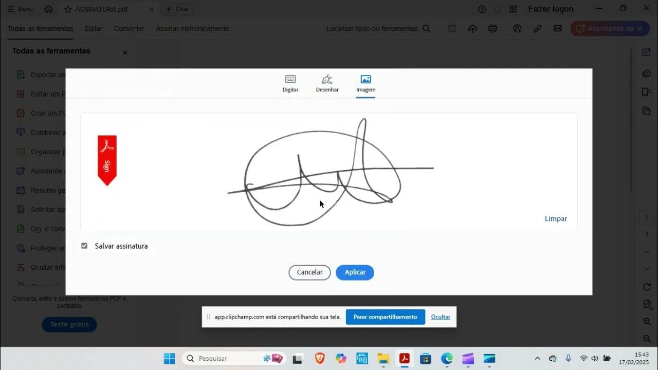 Assinatura Eletronica - criar e inserir - YouTube