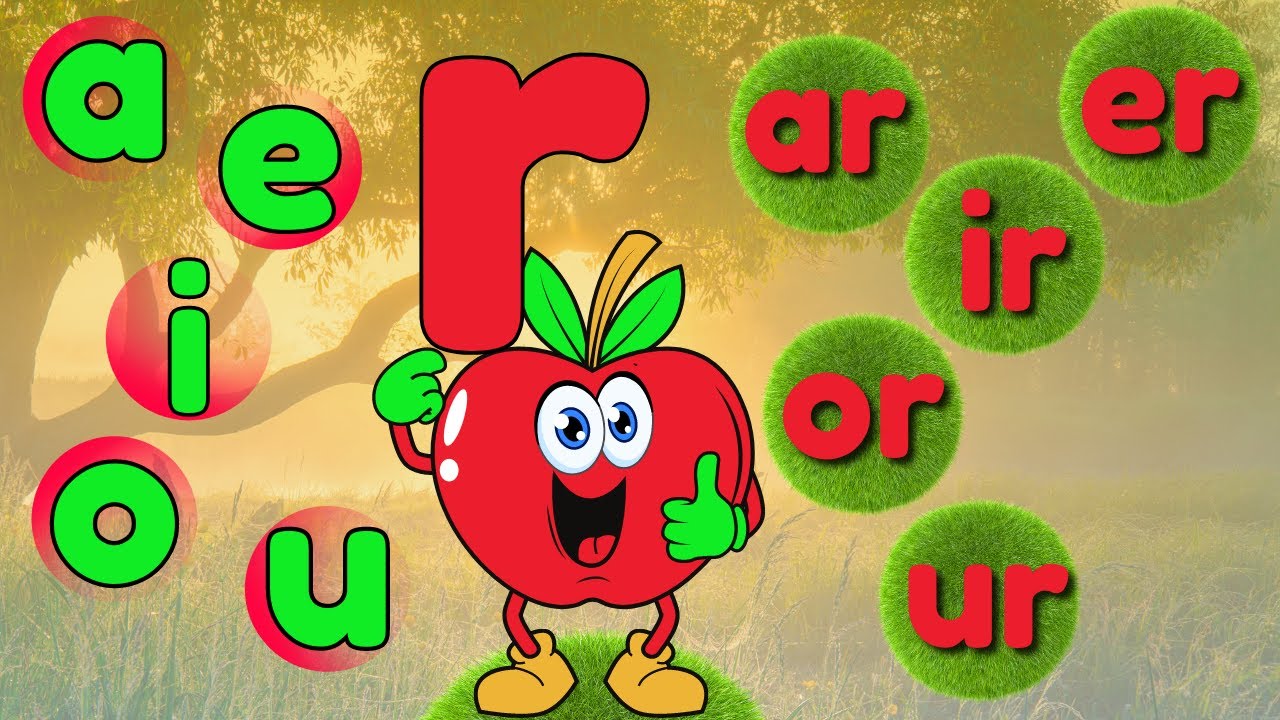 DIGRAPHS for kids in English (ar, er, ir, or, ur) / English Educational ...