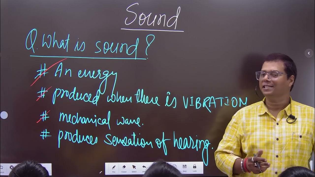 SOUND CLASS 8 | CBSE BOARD | ICSE BOARD | LECTURE 01 #sound #soundclass8 - YouTube