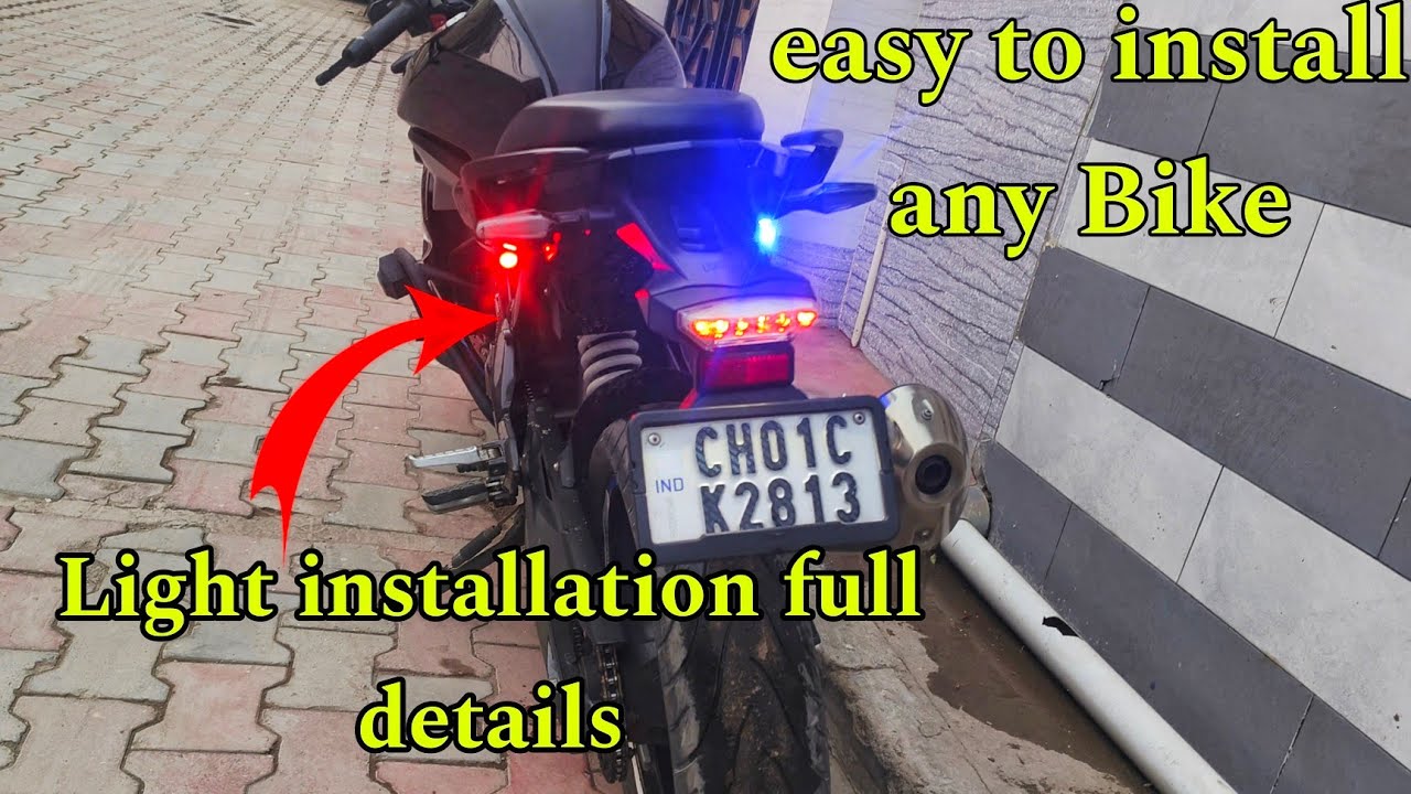 best modified bike lights, bmwg310r bike modifi full details video ...