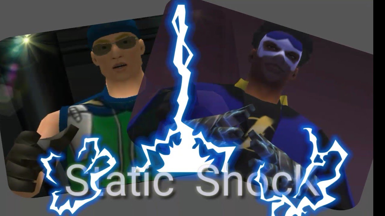 Super Choque/static shock + Gear skin DF Jam NY ppsspp - YouTube