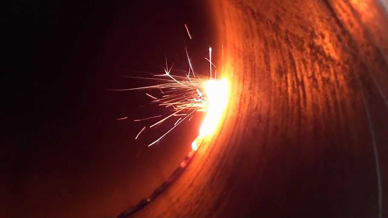 Pipeline Welding - Flame Cutting Pipe - YouTube