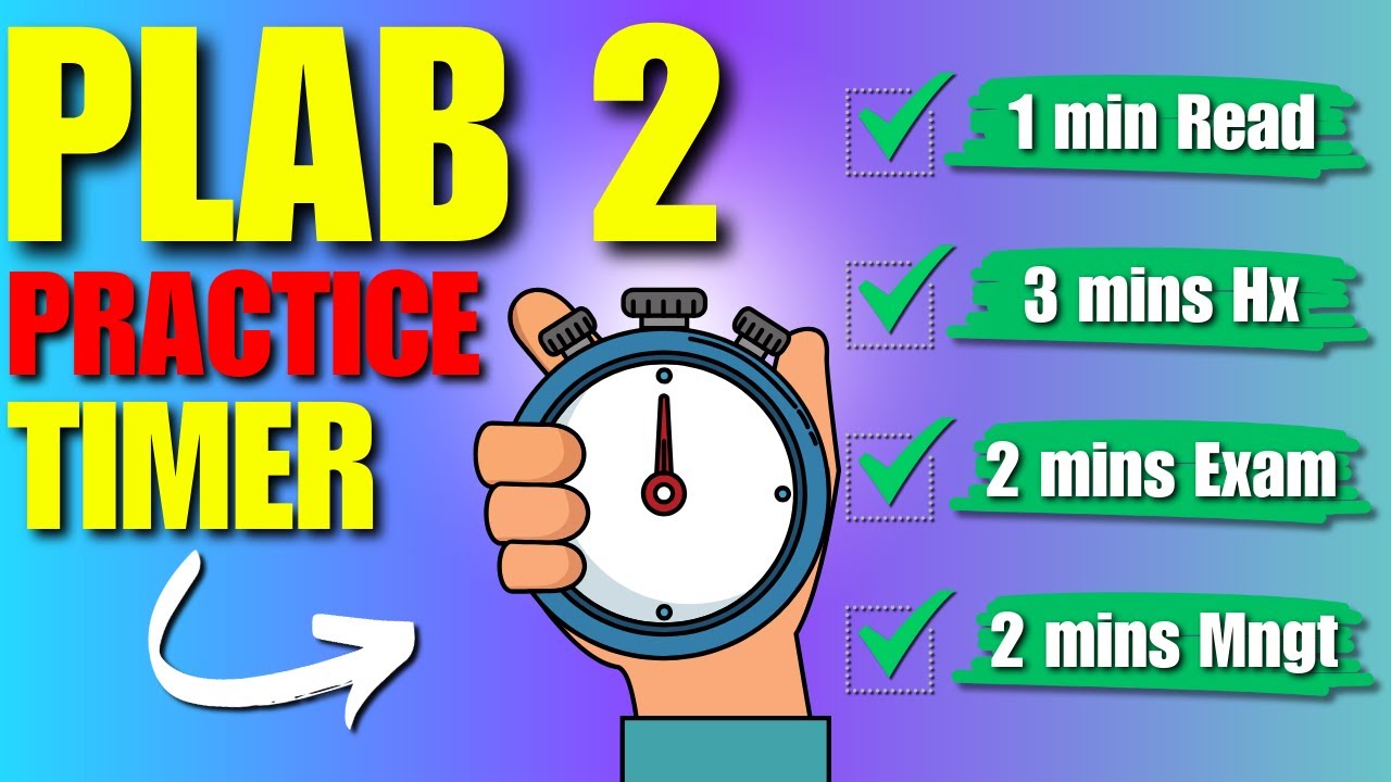 8 Minutes PLAB 2 Timer for Practice - YouTube