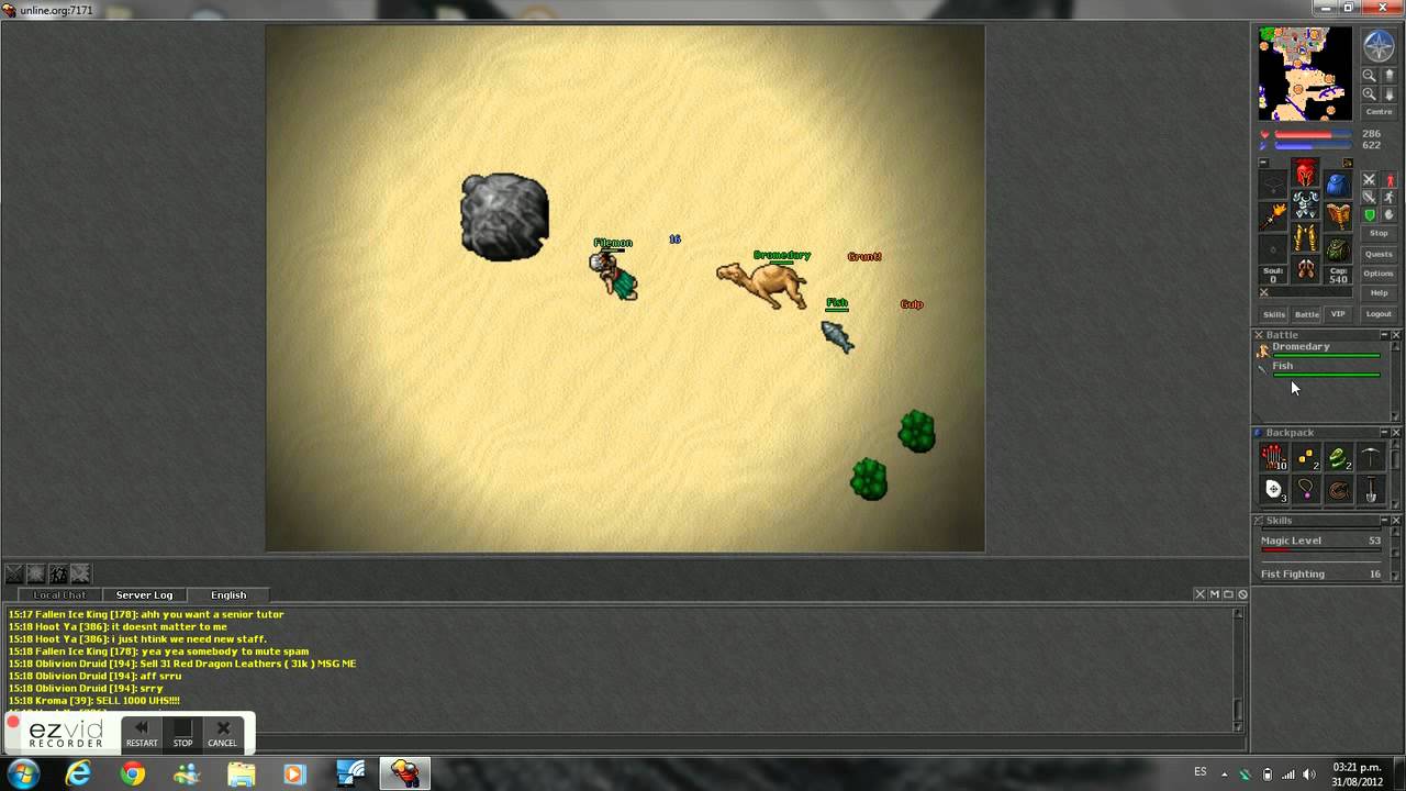 Tibia "Unline.org": Fish Raid con Artemist - YouTube