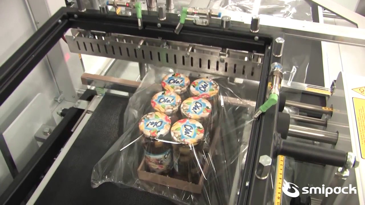 Smipack FP6000CS voedingsmiddelen glazen potten - YouTube
