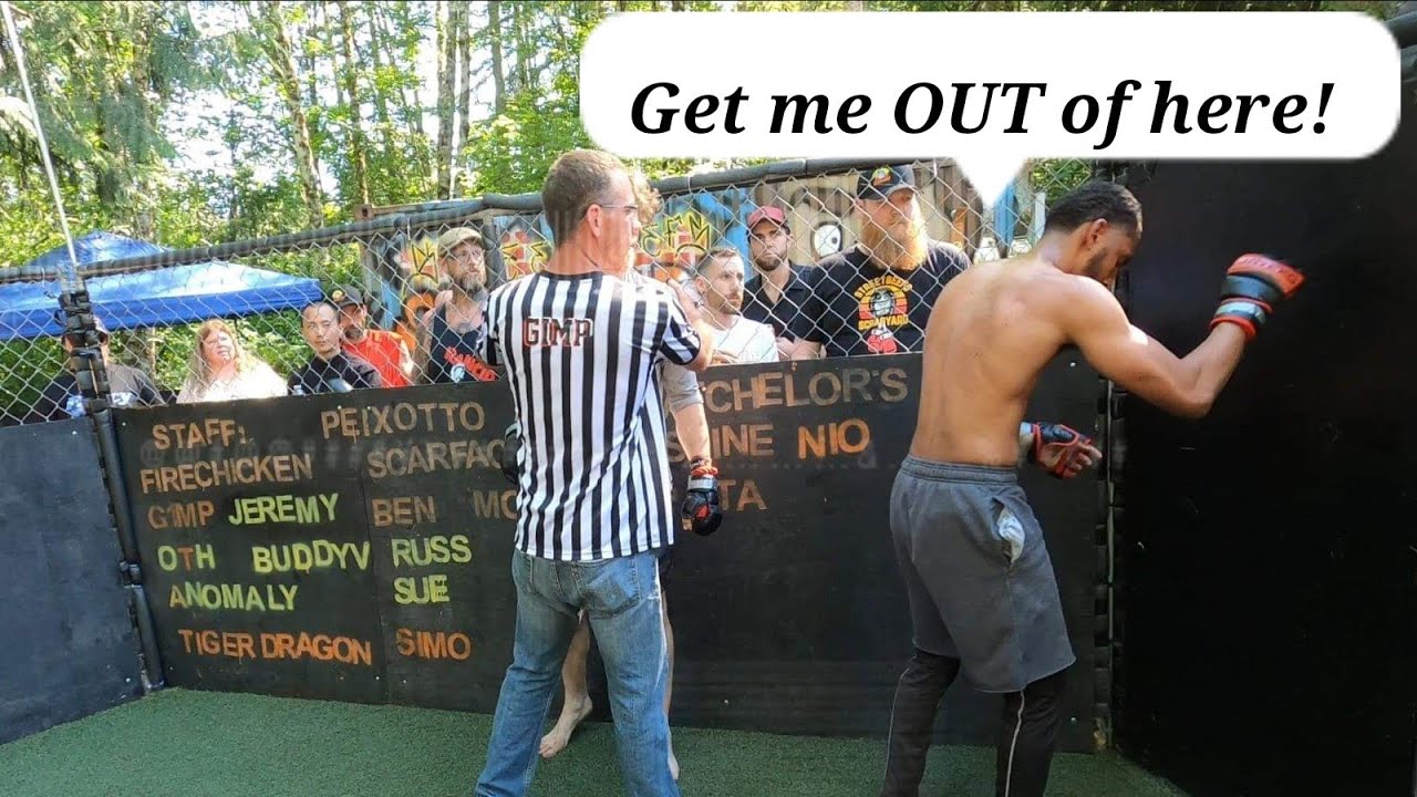 He had to get out of that cage NOW - YouTube