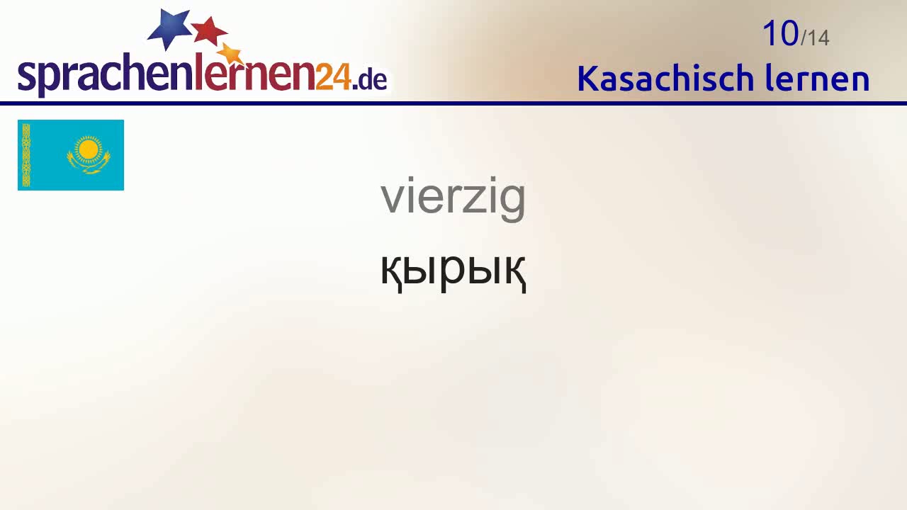 Kasachisch lernen (Teil 3) - YouTube