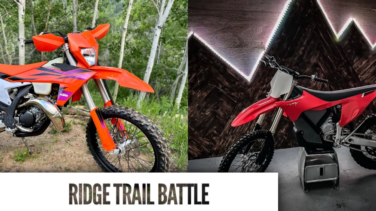 2024 KTM150XCW vs 2023 Stark Varg Ridge Time Trial - YouTube