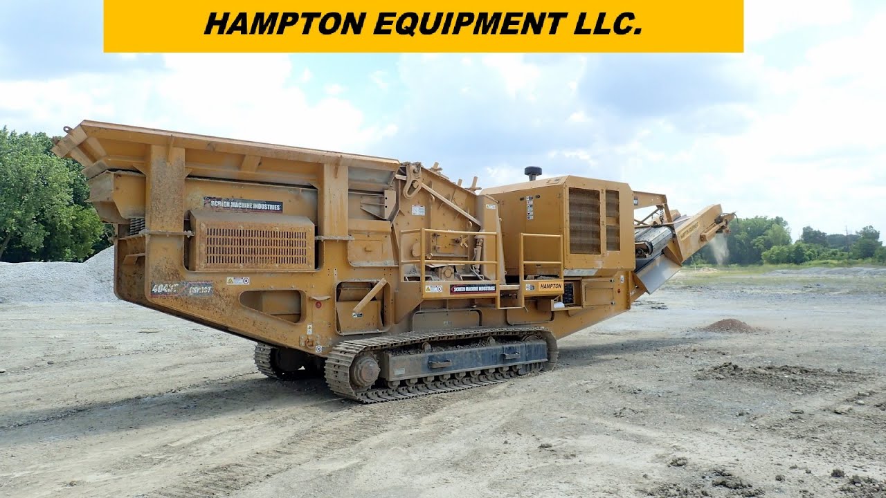 2018 SCREEN MACHINE 4043T IMPACT CRUSHER - YouTube