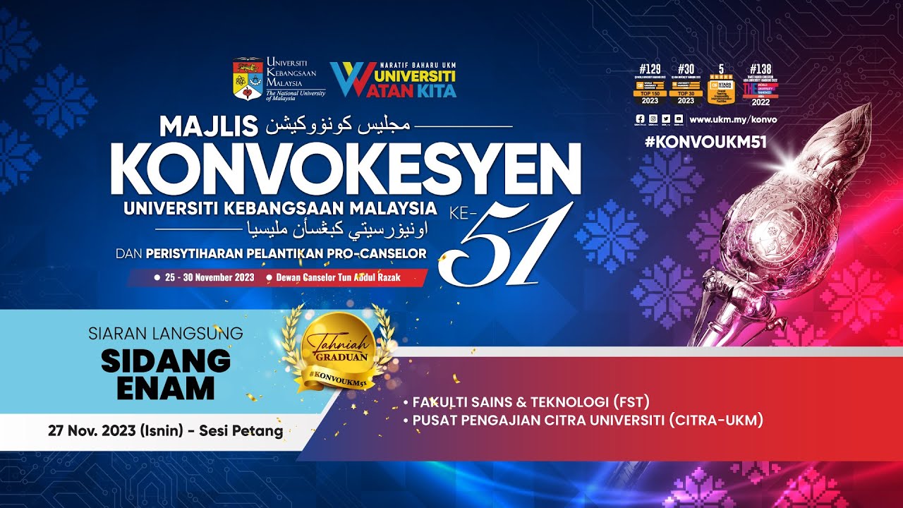 MAJLIS KONVOKESYEN UKM KE 51 - SIDANG 6 - YouTube