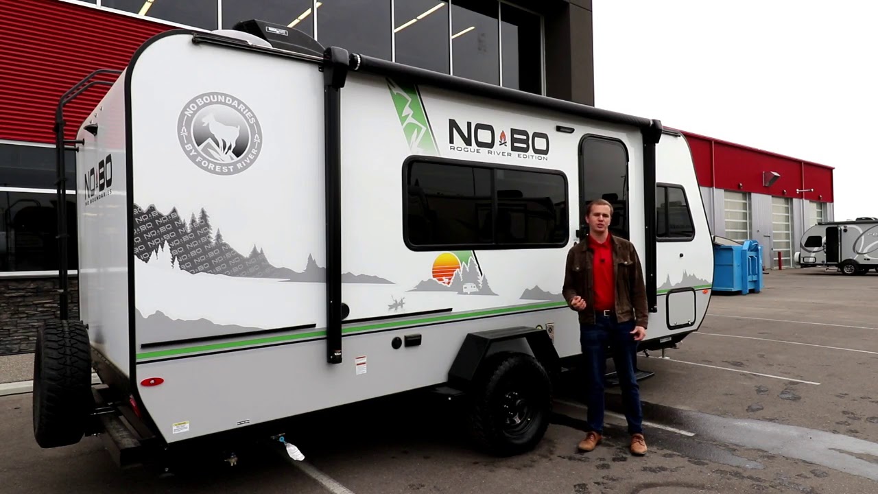 2021 NOBO 16.6 Rouge River Edition bunk model, off road trailer video ...