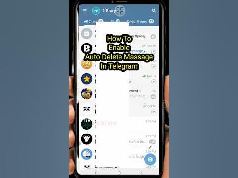 How To Enable Auto DELETE Messages in Telegram (Step By Step) #shorts #telegram - YouTube