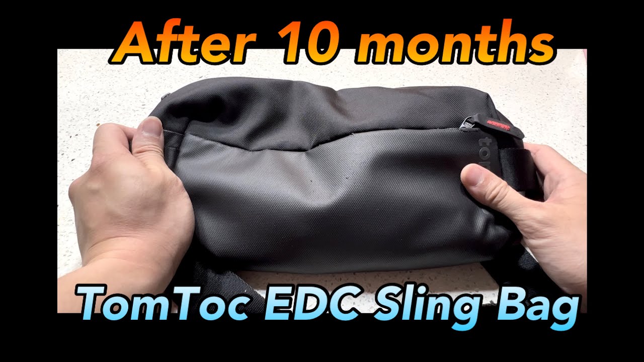 After 10 months of Using Tomtoc Minimalist EDC Crossbody Sling Bag ...