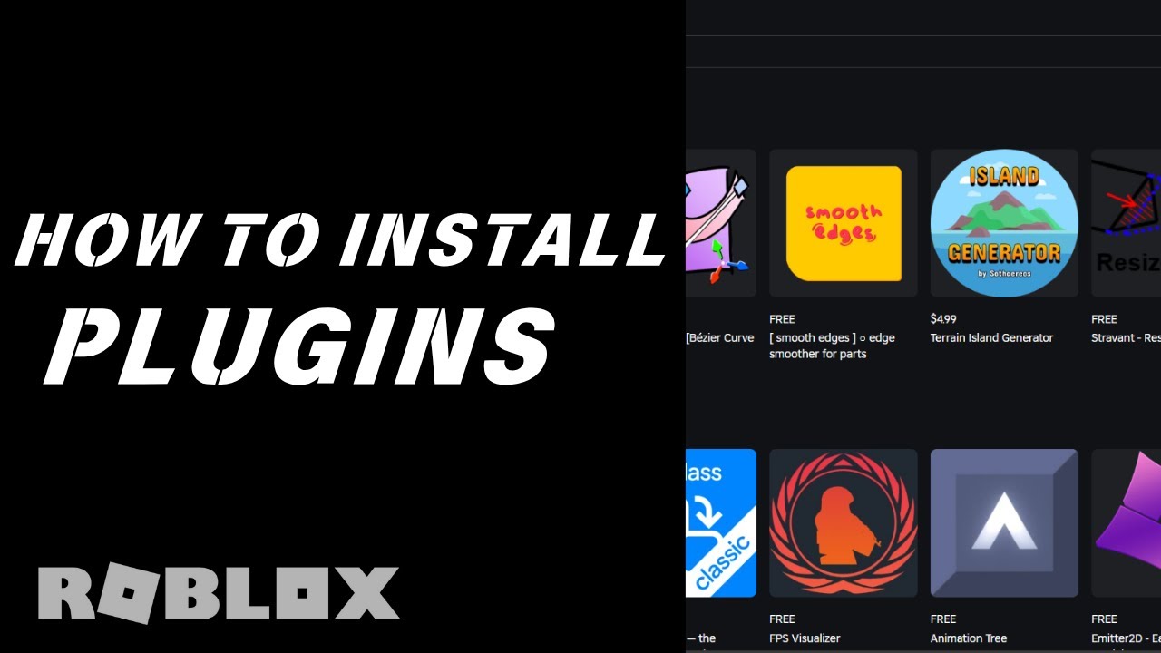 How to install Plugins In Roblox studio (2025) - YouTube