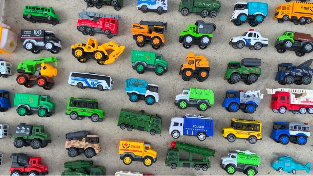 Race Car, Police Car, Rocket Truck, Water Truck, Crane, Dump Truck ...