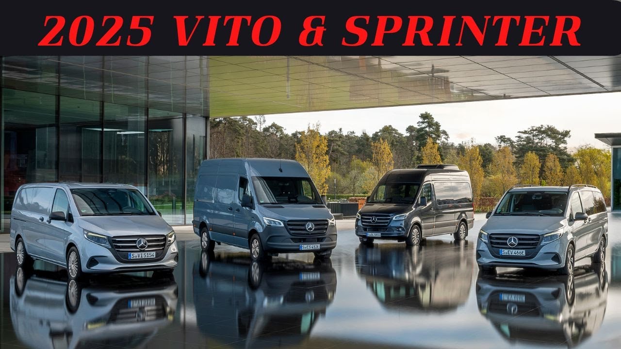 2025 Mercedes Benz Vito, eVito, Sprinter and eSprinter - YouTube