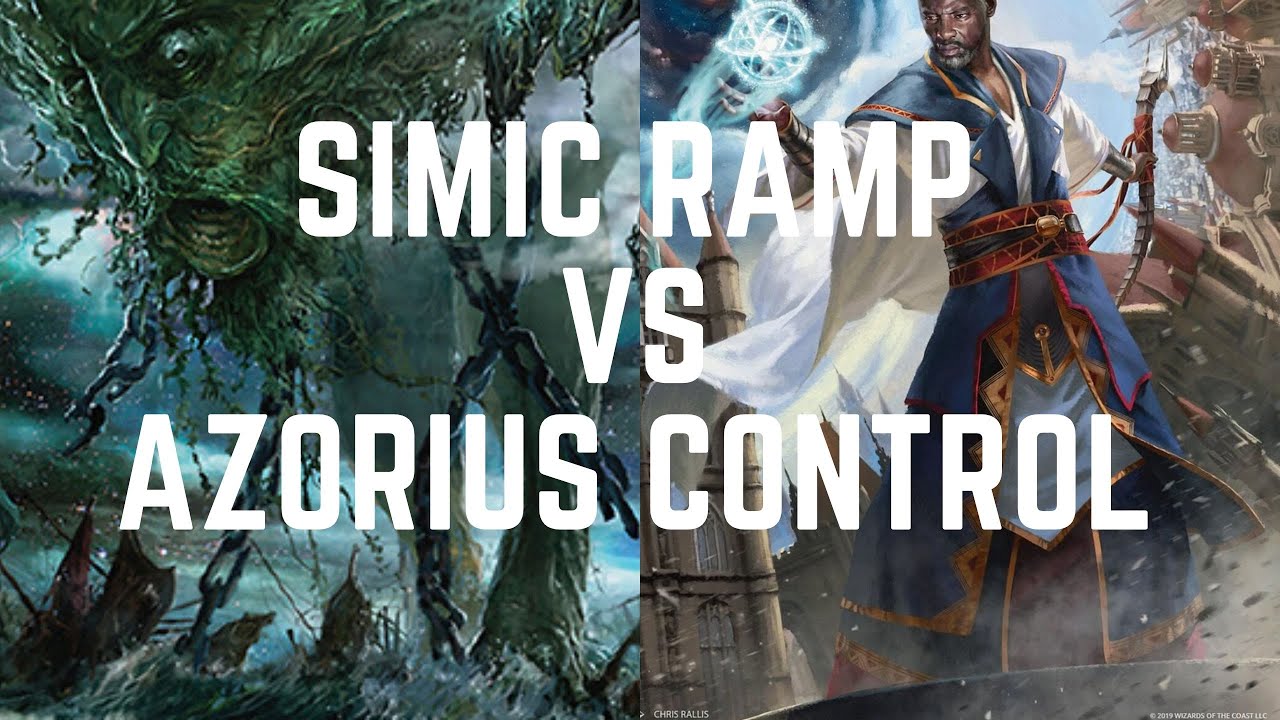 MTG ESP- Azorius control vs Simic Ramp BO3 - YouTube