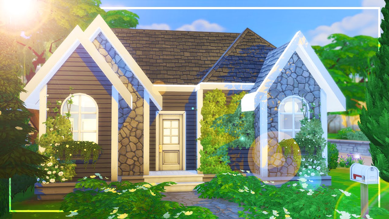 The Sims 4: Speed Build | Sunrise Starter - YouTube