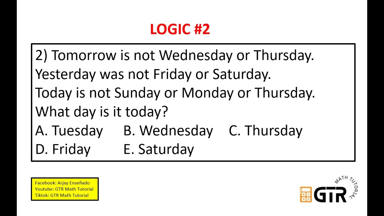 LOGICAL REASONING #2 | Civil Service Exam Reviewer - YouTube