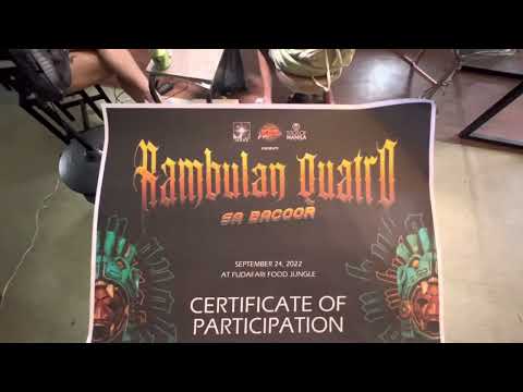Rambulan Quatro | On the Spot Tattoo Competition | Black and Grey Category