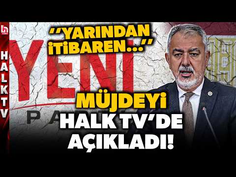 SON DAKİKA! YENİ Partili Cumhur Uzun müjdeyi Halk TV’de açıkladı! Üyelikler o tarihte başlıyor!