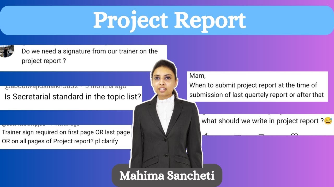 I answered your questions about Project Report | CS project report #cs ...