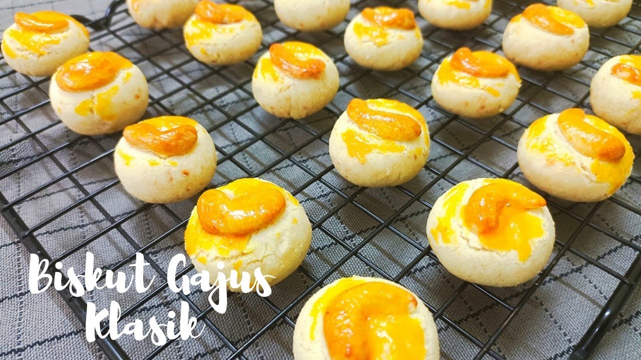 Biskut Gajus Tanpa Telur Resepi / Cashew Nut Cookies / Singapore ...
