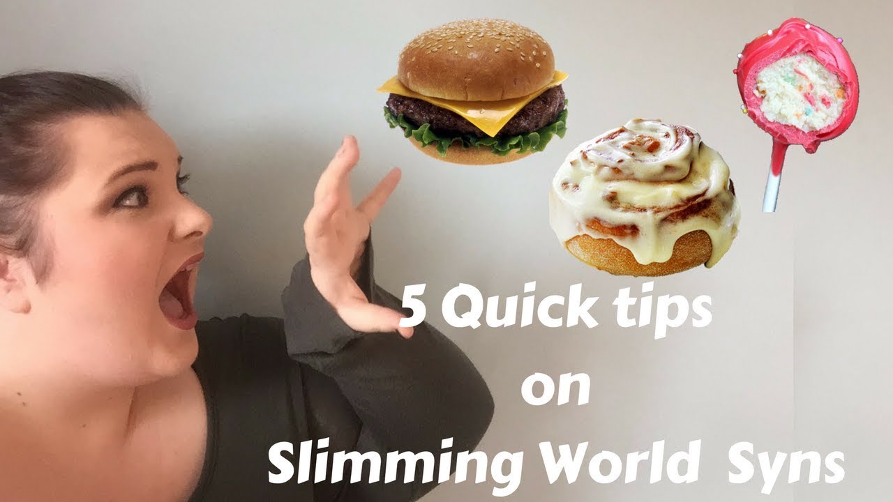 5 Quick Tips for Slimming World Syns ! - YouTube