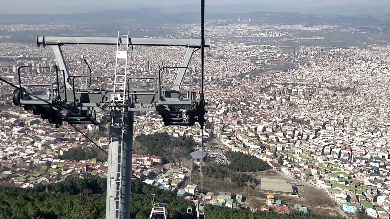 Bursa Teleferik - Uludağ'dan İniş - YouTube