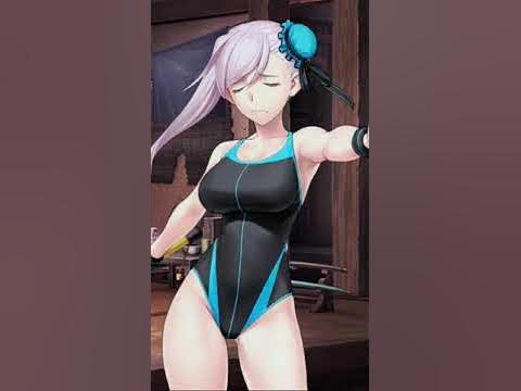 【FGO】宮本武蔵（バーサーカー）『マイルーム』坊主のふんどし姿。 - YouTube