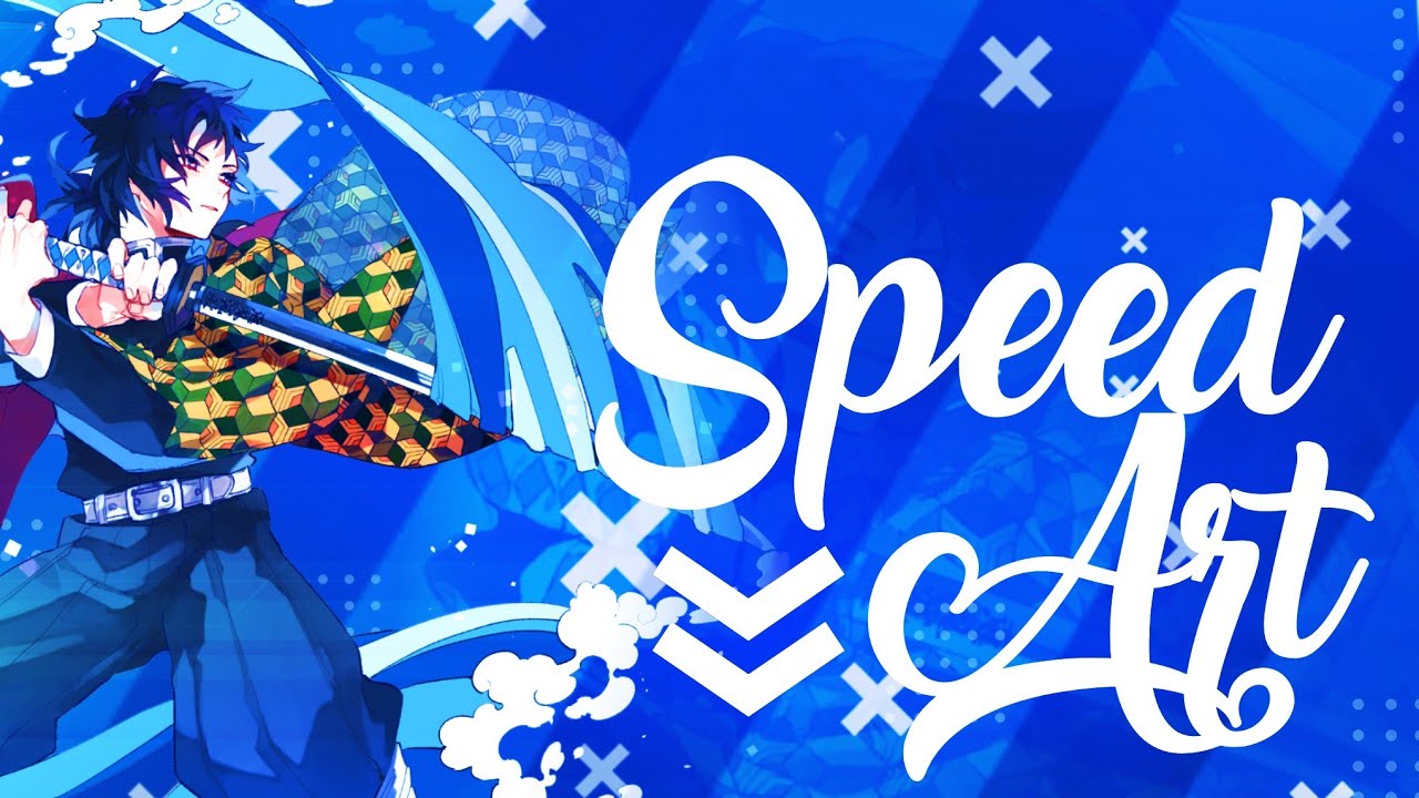 Speed Art Banner Giyuu-Tomioka # 10 - YouTube