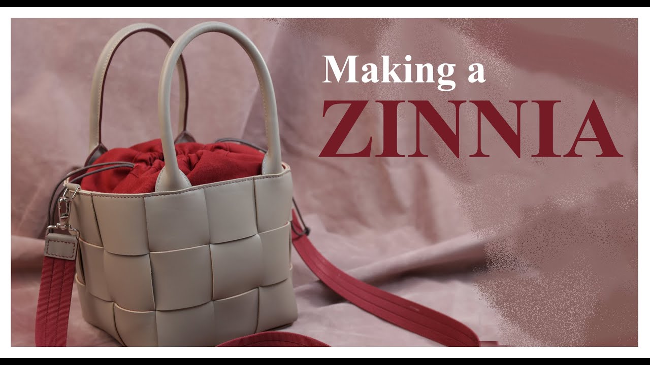 Making a Zinnia bag / DIY Leather Craft Tutorial - YouTube