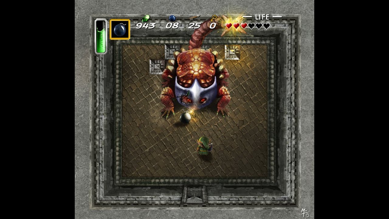 The Legend of Zelda: A Link to the Past/ (6th Boss) Helmasaur King ...