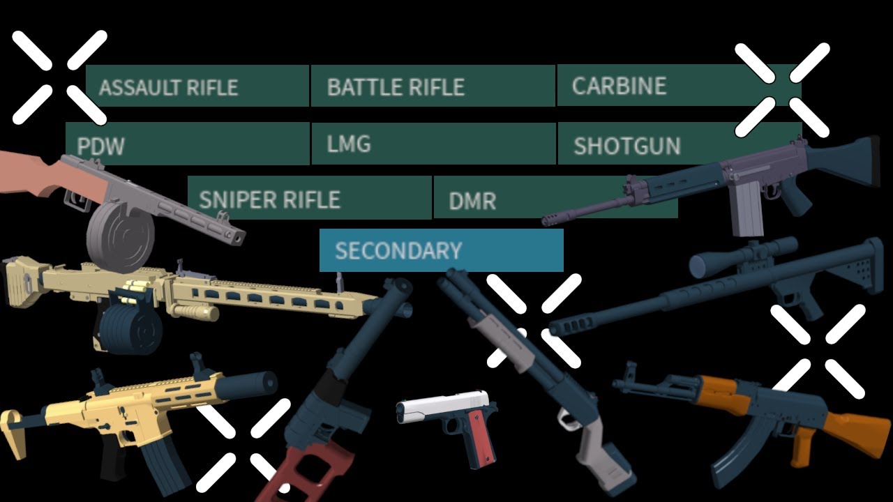 ALL GUNS BEST LOADOUTS AND EFFECTIVNESS - Roblox Phantom Forces - YouTube