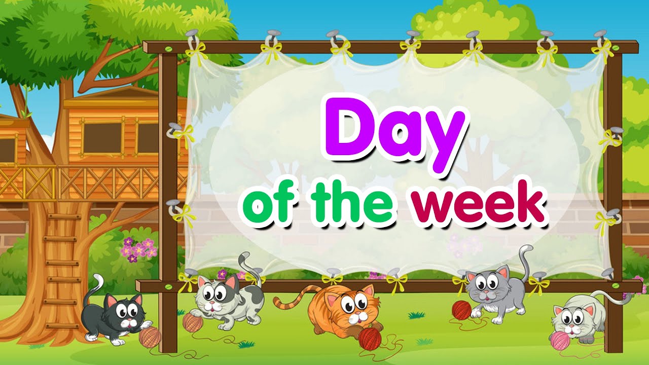 Day of the week video song for Kids | 7 Days of the week | Learn Days ...
