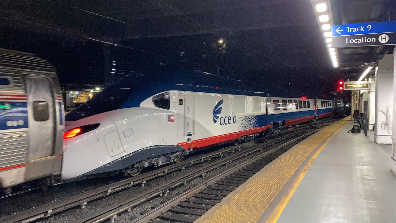 Amtrak Extra Train 870 (New Acela 21 [Avelia Liberty] TS8 Delivery) NY ...