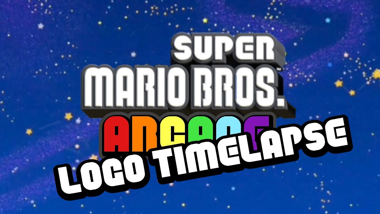 Super Mario Bros. Arcane - Logo creation timelapse - YouTube