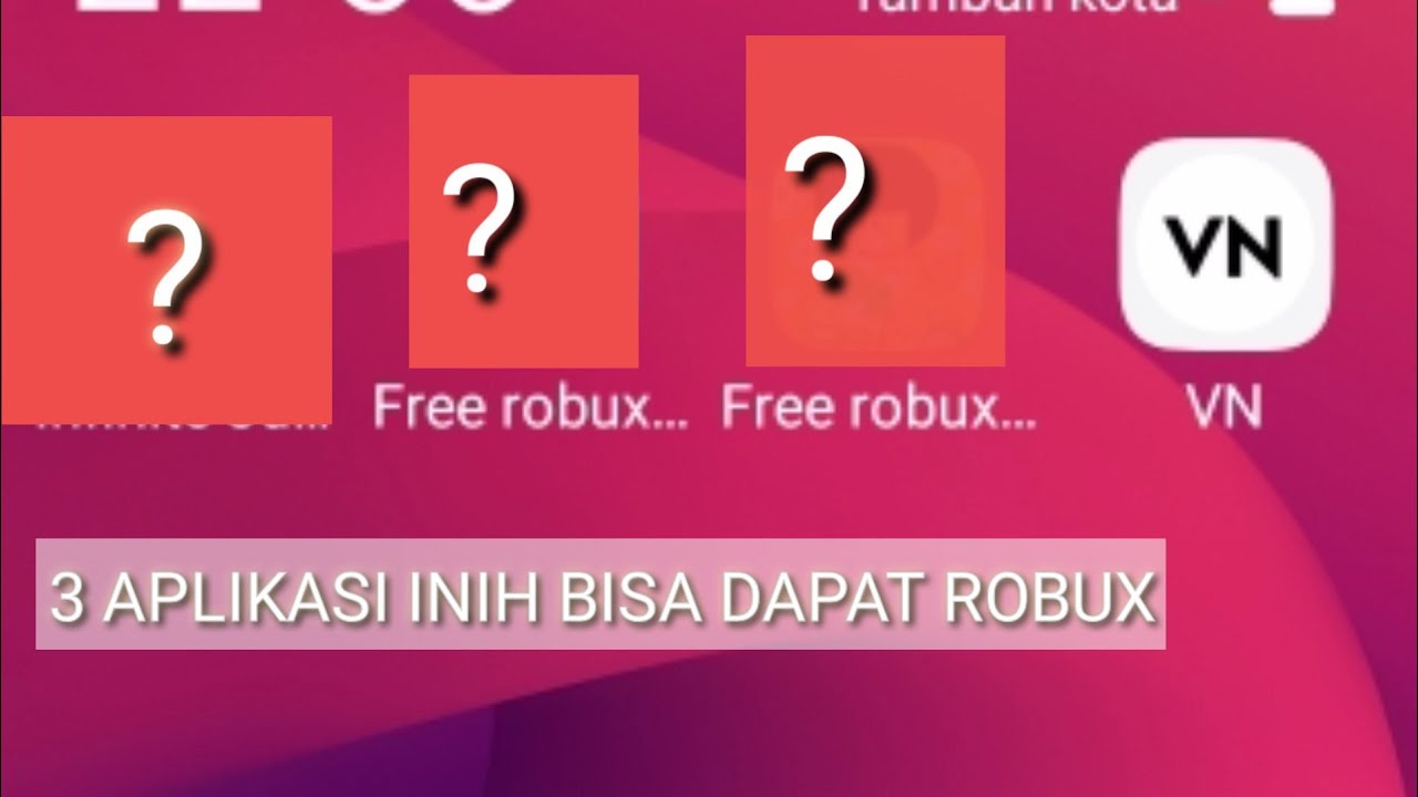 cara mendapatkan robux gratis!Pengguna ROBLOX harus tau - YouTube