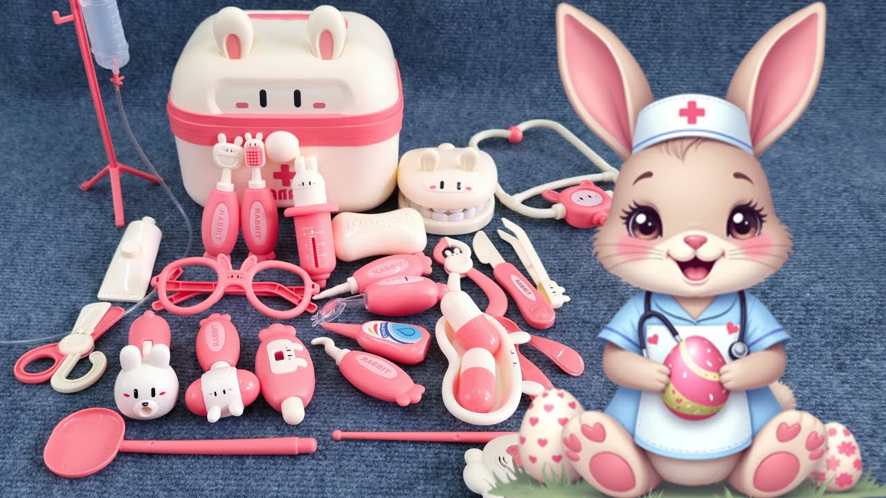 10 Minutes of Satisfaction Unboxing the Pink Rabbit Dentist Toy Set ...